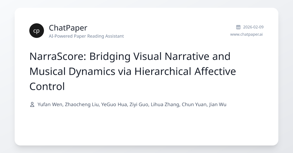 NarraScore: Bridging Visual Narrative and Musical Dynamics via ...